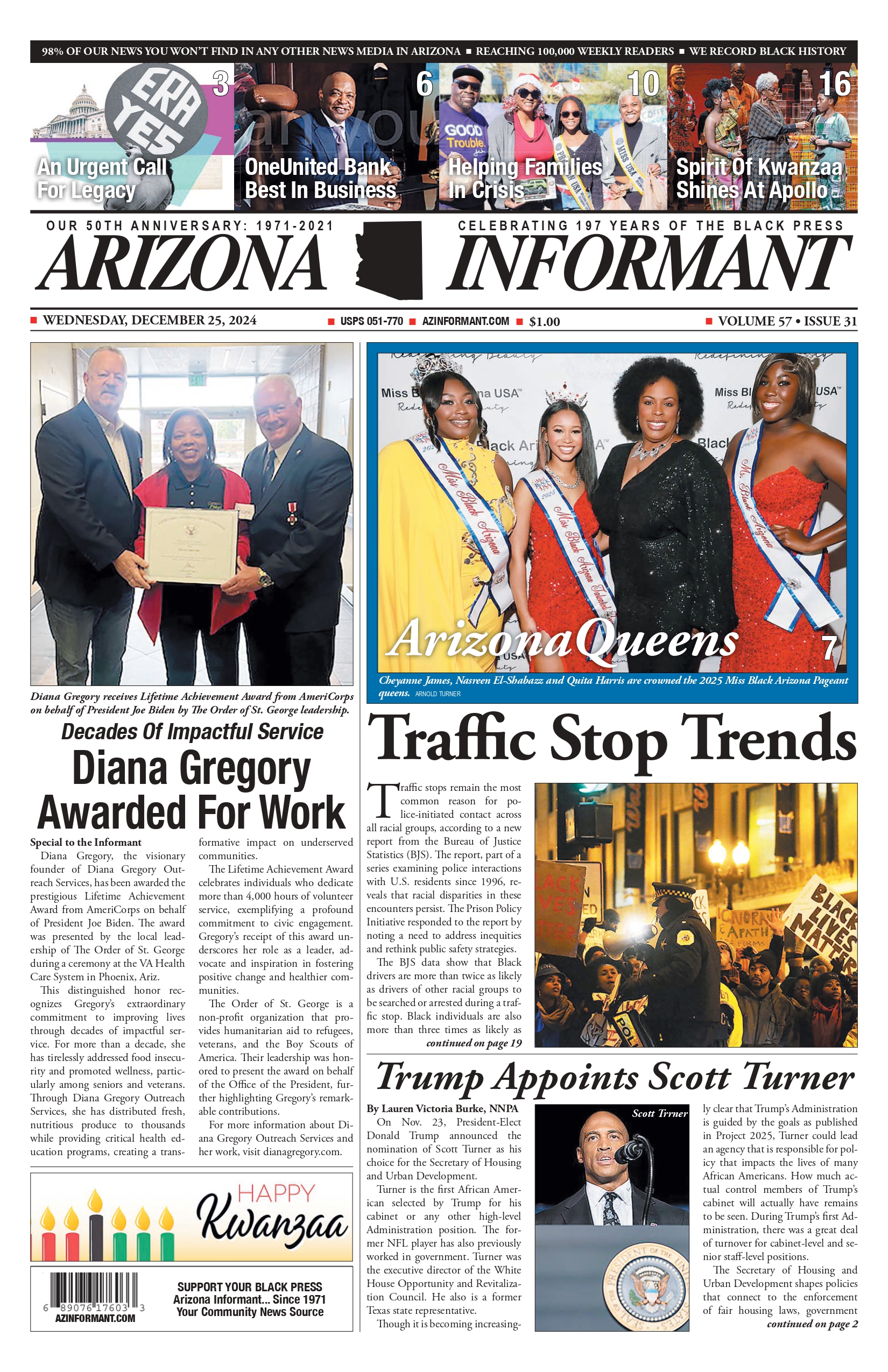 Subscribe to the Arizona Informant Newspaper